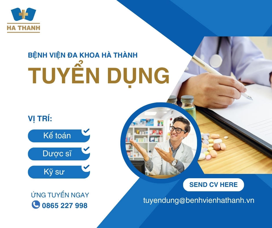 TUYỂN DỤNG THÁNG 12/2024: VỊ TRÍ KẾ TOÁN NỘI NỘ, DƯỢC SĨ, KỸ SƯ